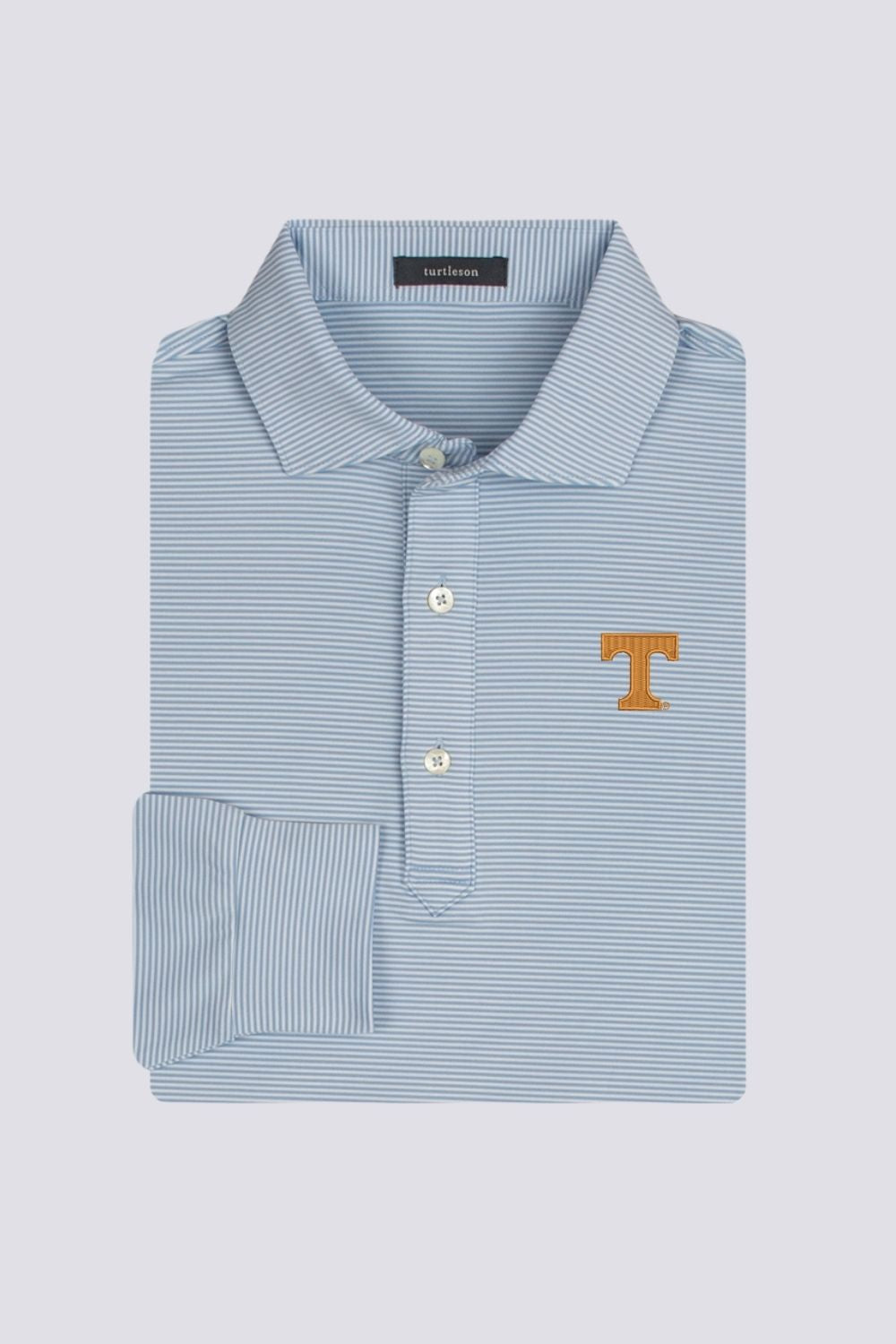 Stripe Long Sleeve Polo University of Tennessee | Turtleson – turtleson